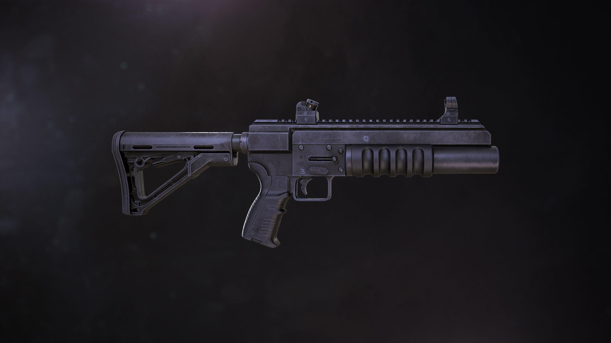 3D model SBG Assault Rifle - Ultimate Edition VR / AR / low-poly | CGTrader