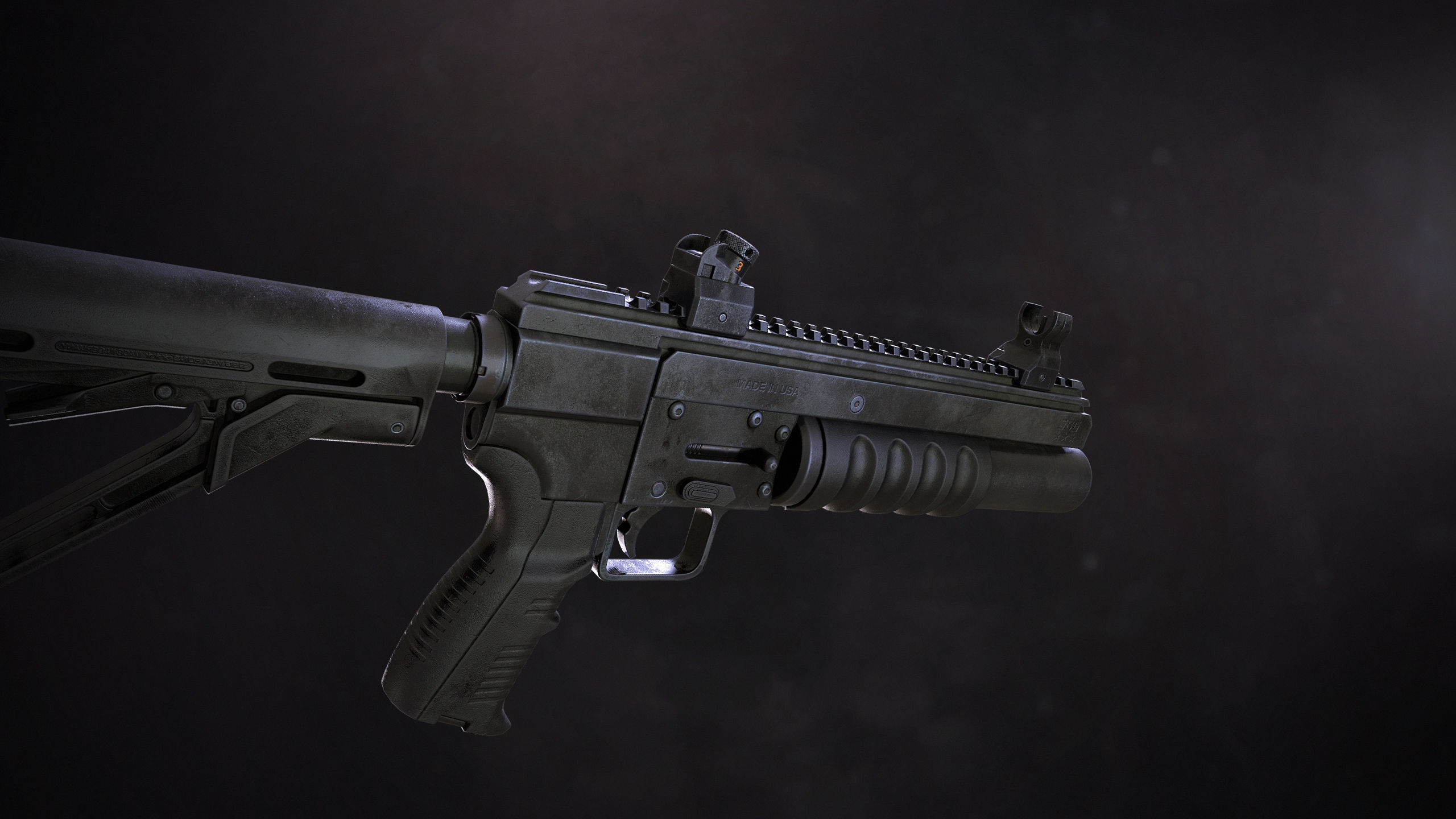 3D model SBG Assault Rifle - Ultimate Edition VR / AR / low-poly | CGTrader
