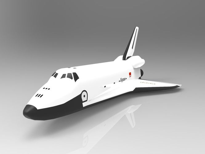 BURAN soviet space shuttle 3D ready 3D Model 3D printable STL ...