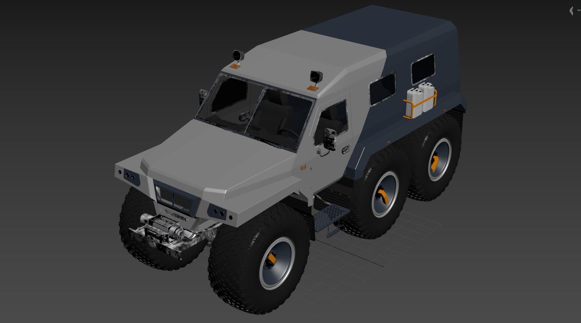 all-terrain vehicle Trekol Huskey 3D model | CGTrader