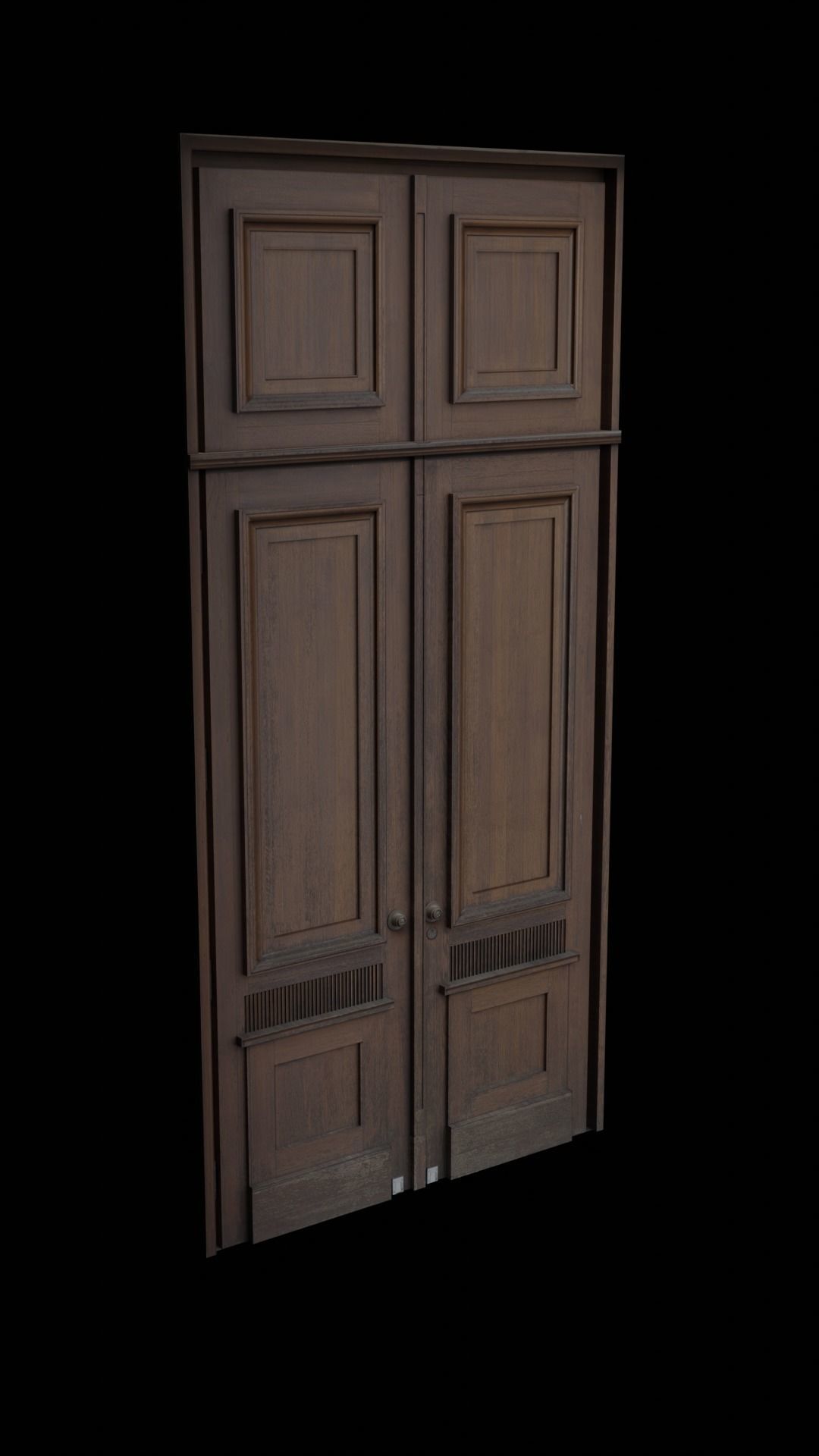 Wooden Door Lowpoly free VR / AR / low-poly 3D model | CGTrader
