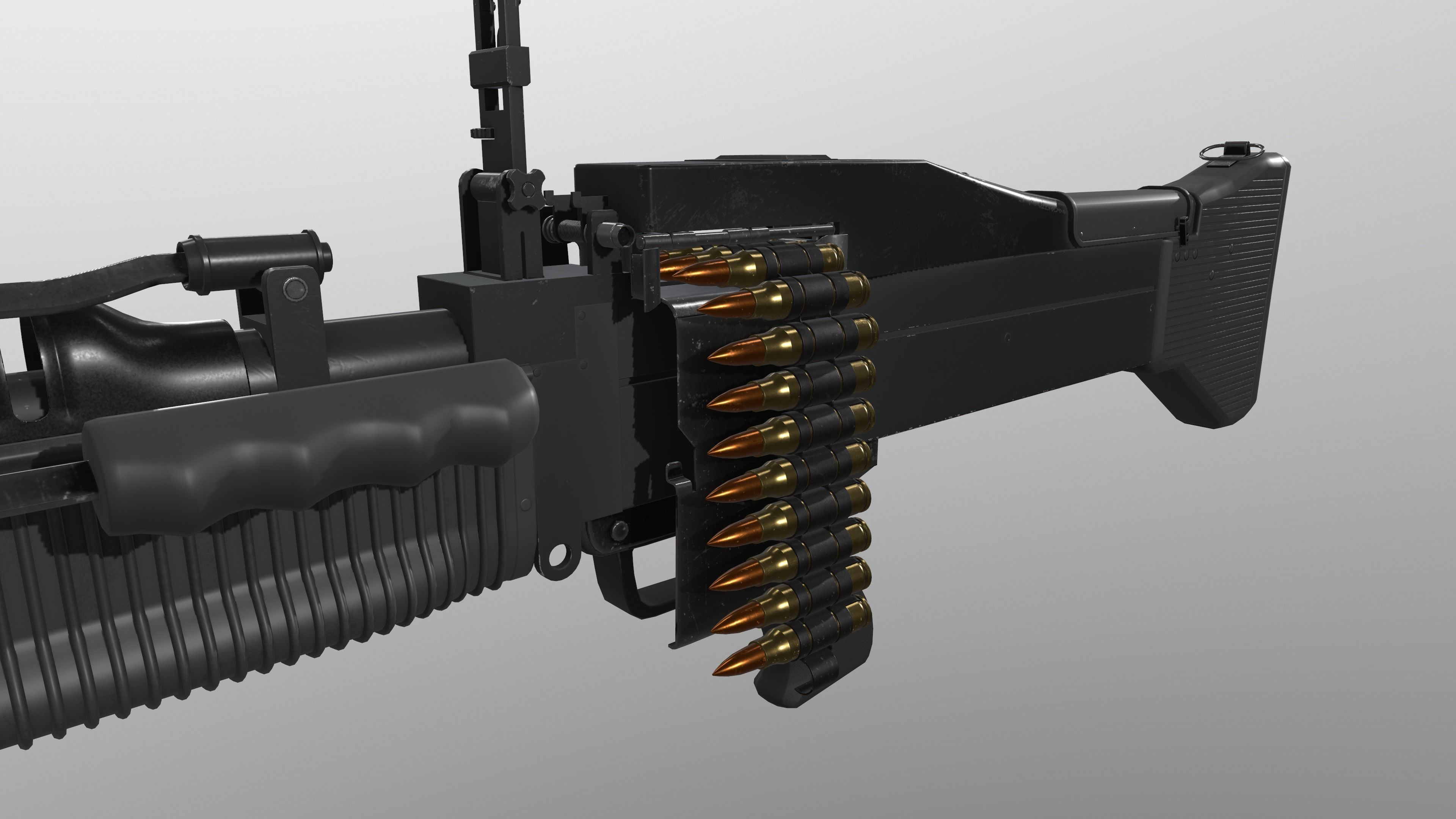 3D model M 60 LMG VR / AR / low-poly | CGTrader