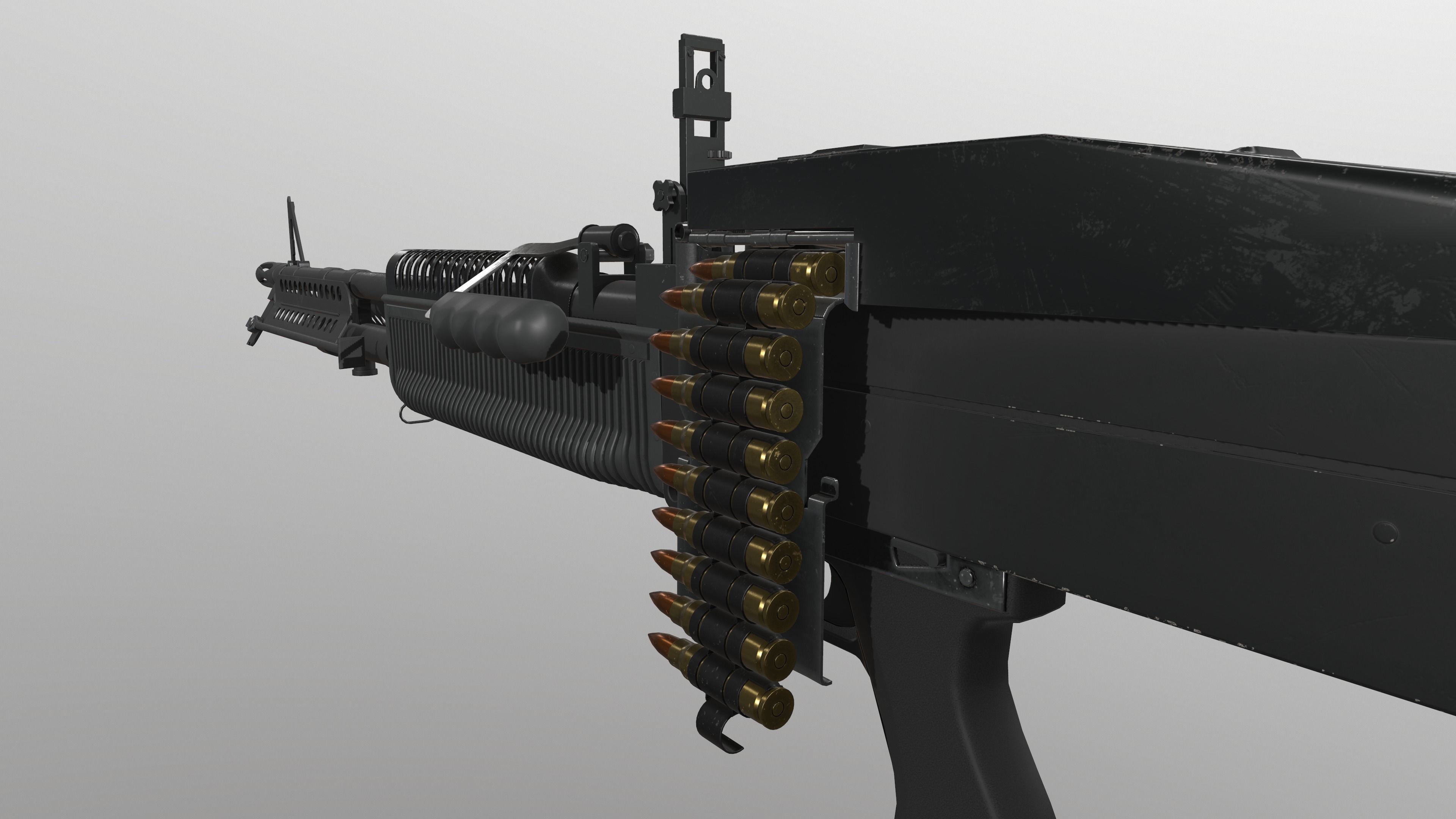 3D model M 60 LMG VR / AR / low-poly | CGTrader
