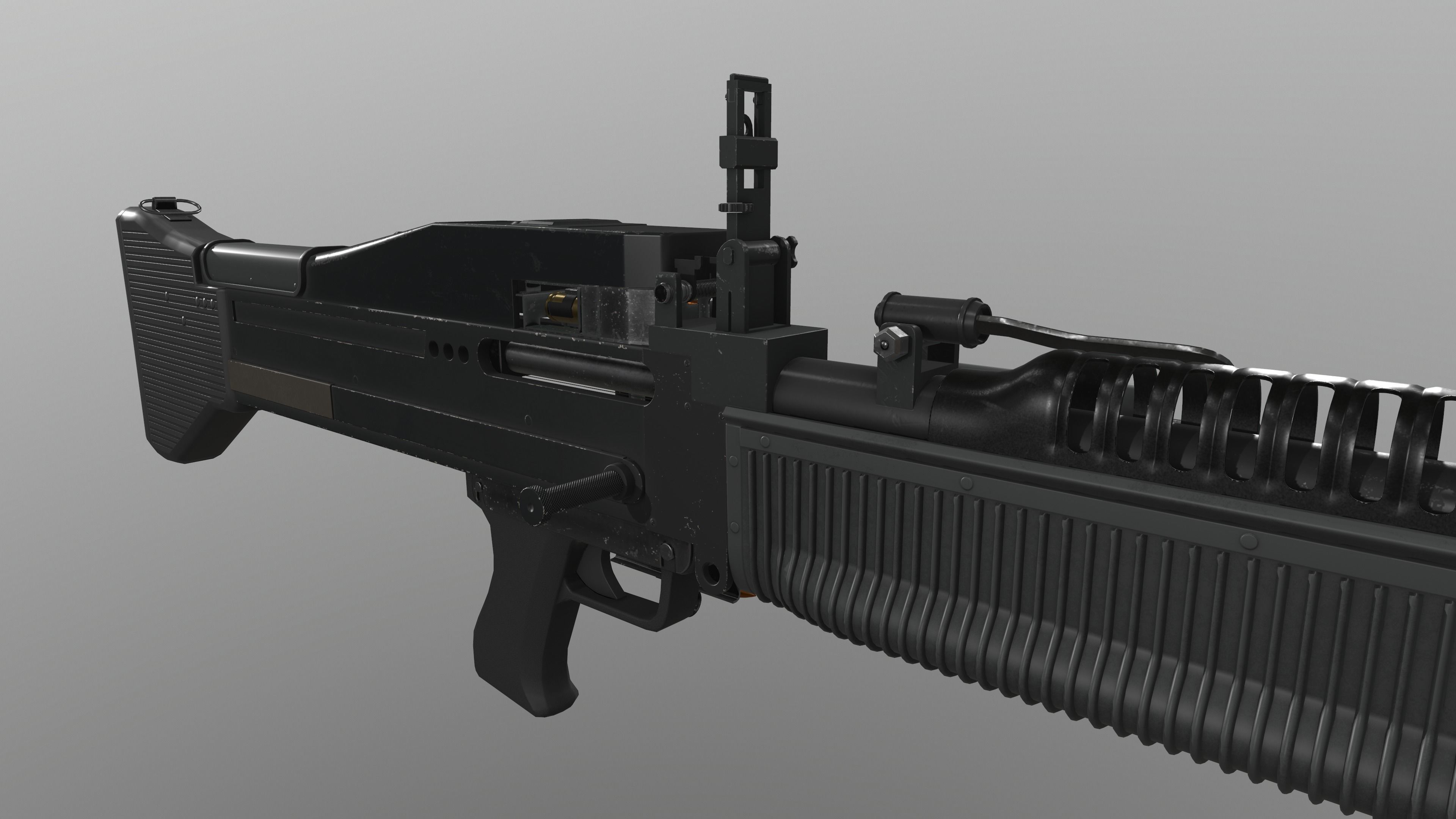 3D model M 60 LMG VR / AR / low-poly | CGTrader