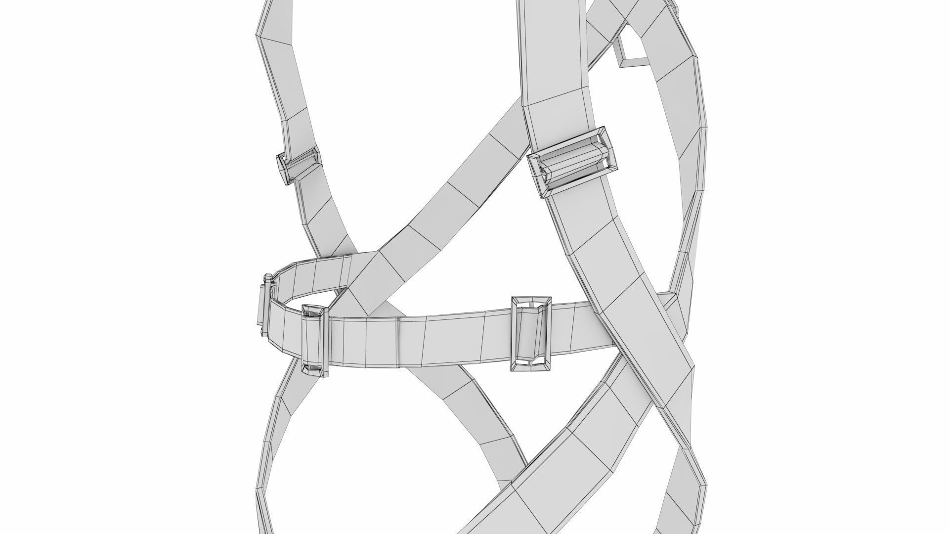3D model PPE Safety Harness VR / AR / low-poly | CGTrader