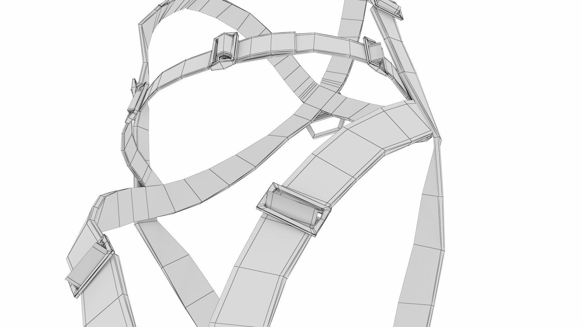 3D model PPE Safety Harness VR / AR / low-poly | CGTrader