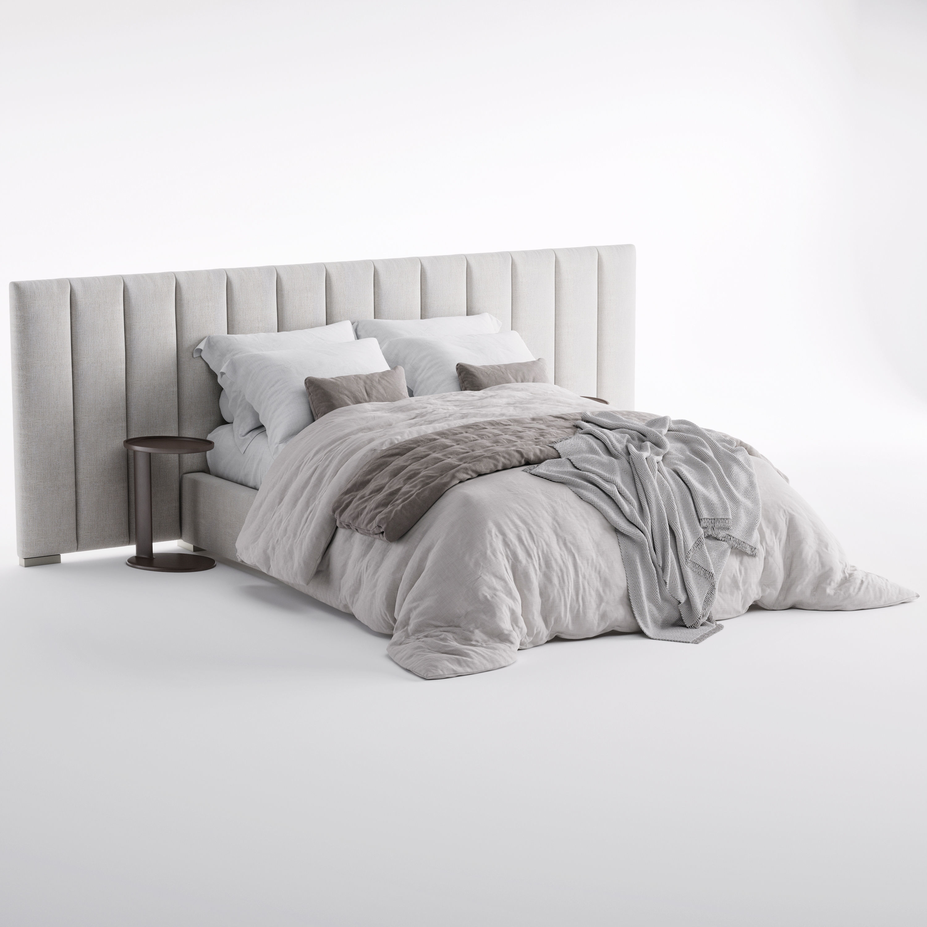 RH Modena Queen Bed 3D model | CGTrader