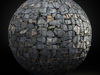 Seamless PBR Scanned Gabion Stone Wall 1x1m Texture Texture | CGTrader