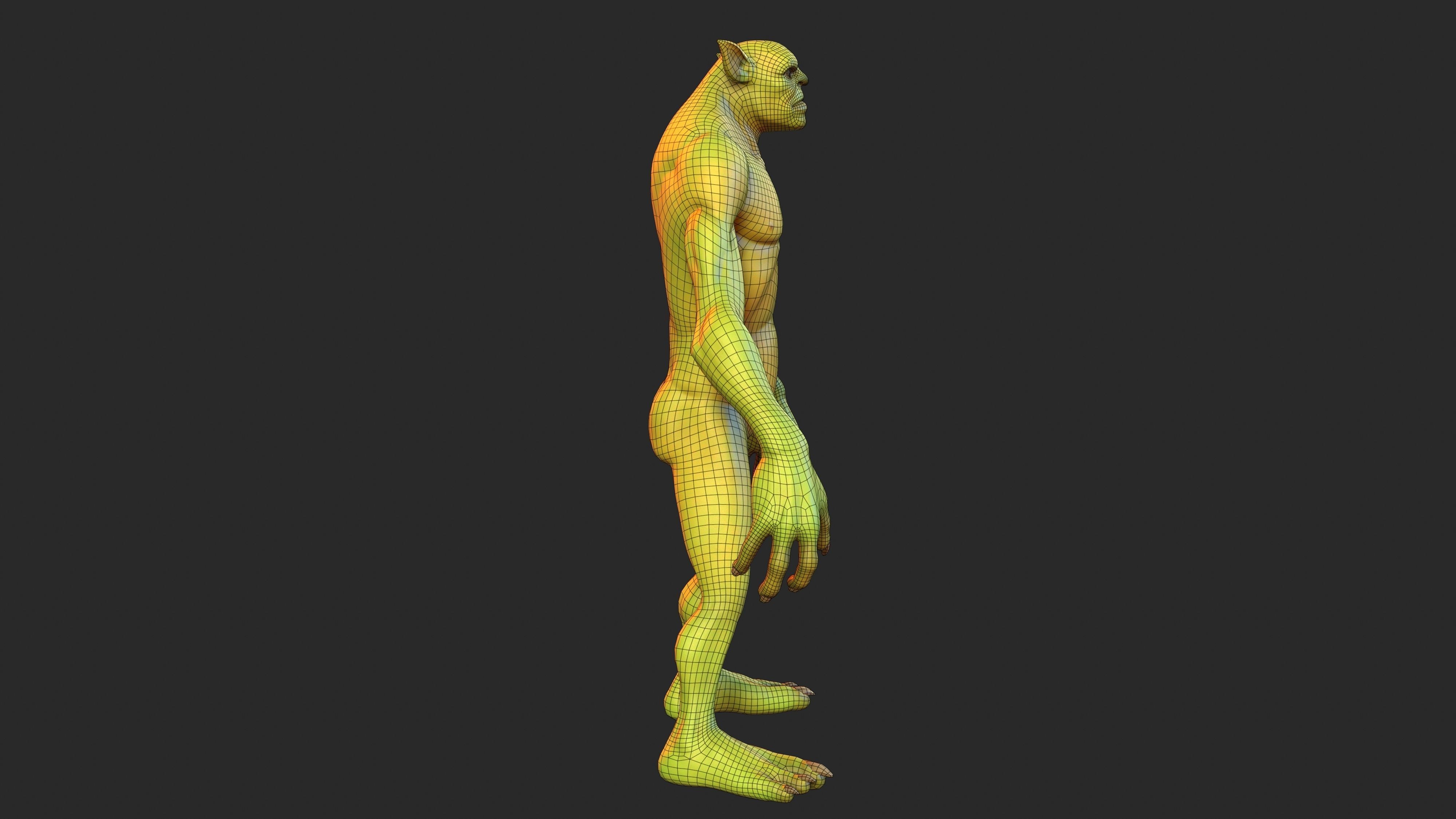 3D model Character - Goblin Body Base VR / AR / low-poly | CGTrader