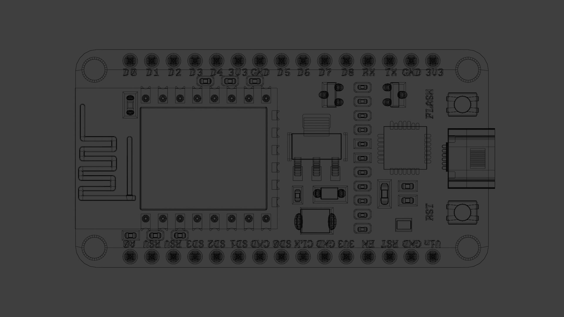 NodeMCU ESP8266 3D model | CGTrader