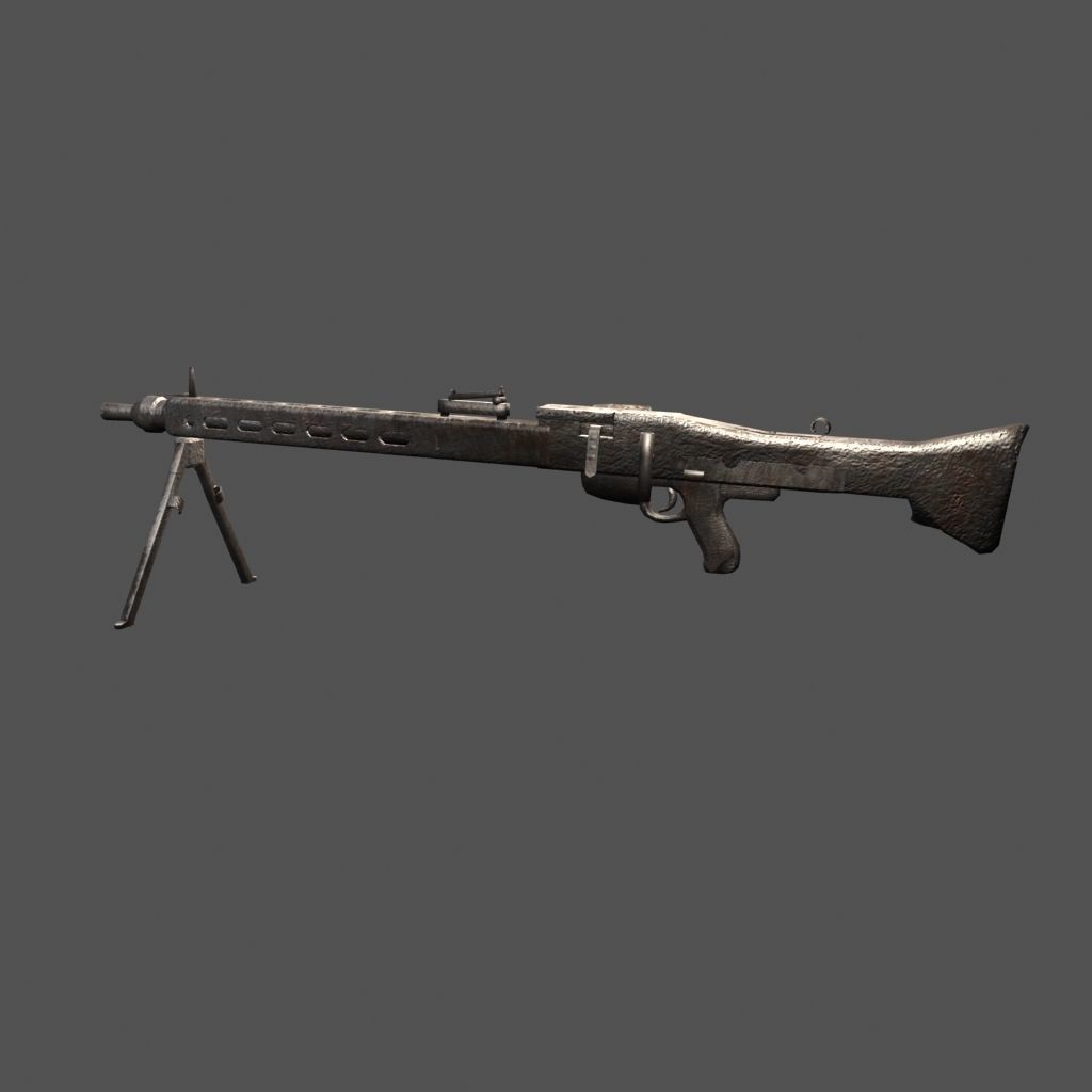 3D model MG3 Machine gun VR / AR / low-poly | CGTrader