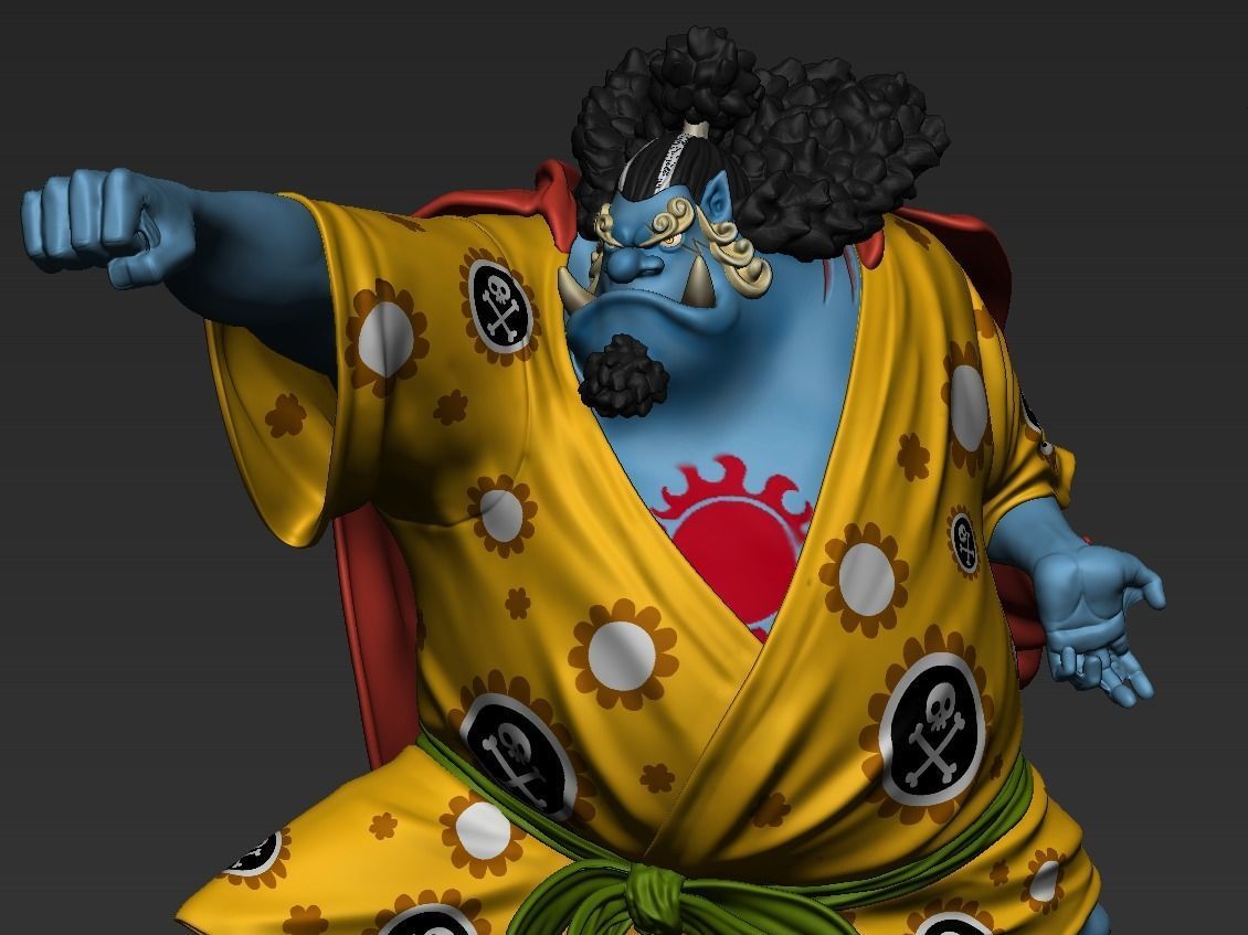 Jinbe statue - One Piece - Anime 3D model 3D printable | CGTrader