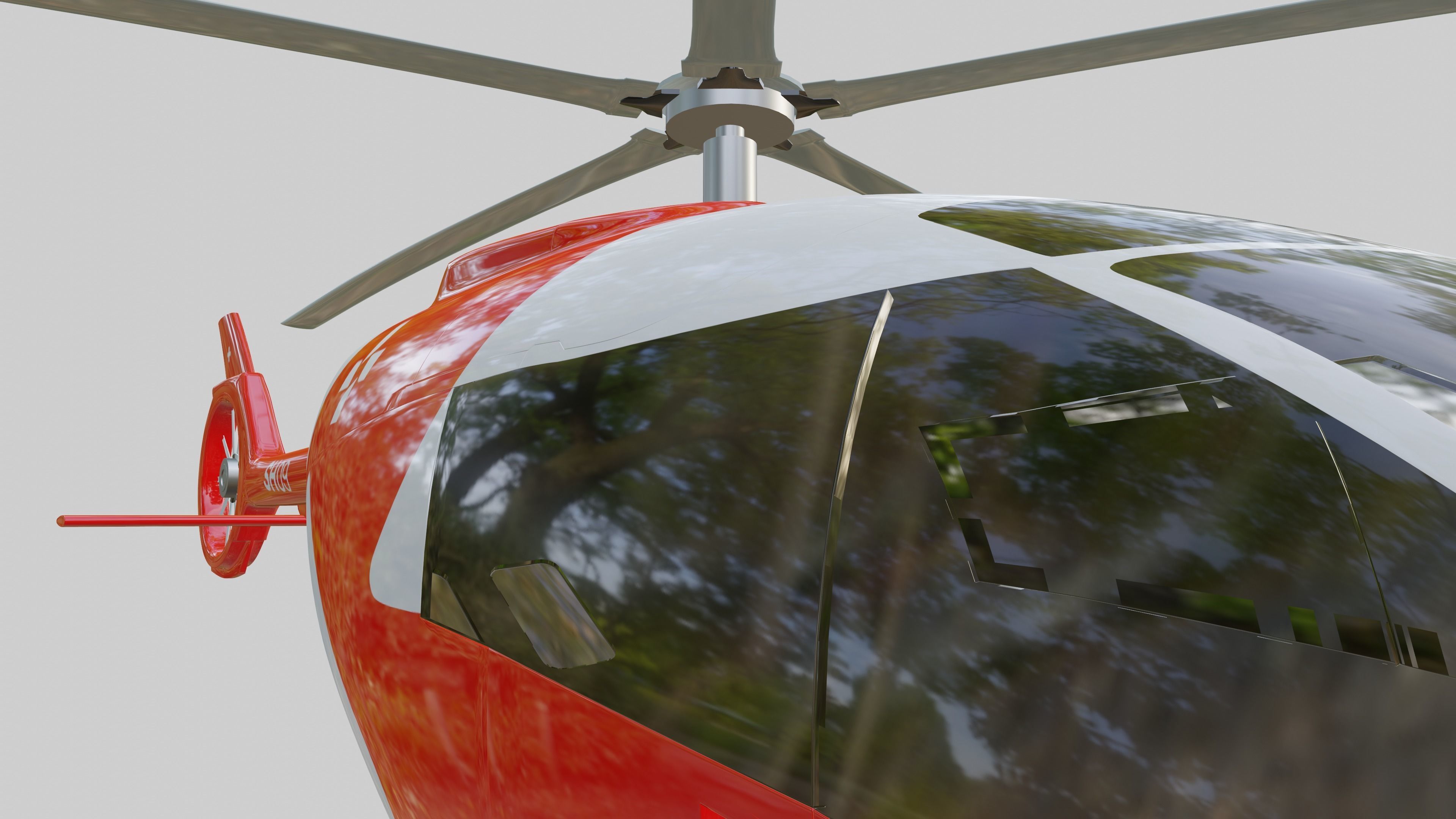 Kopter SH09 - The SWISS MADE HELICOPTER - 3D model | CGTrader