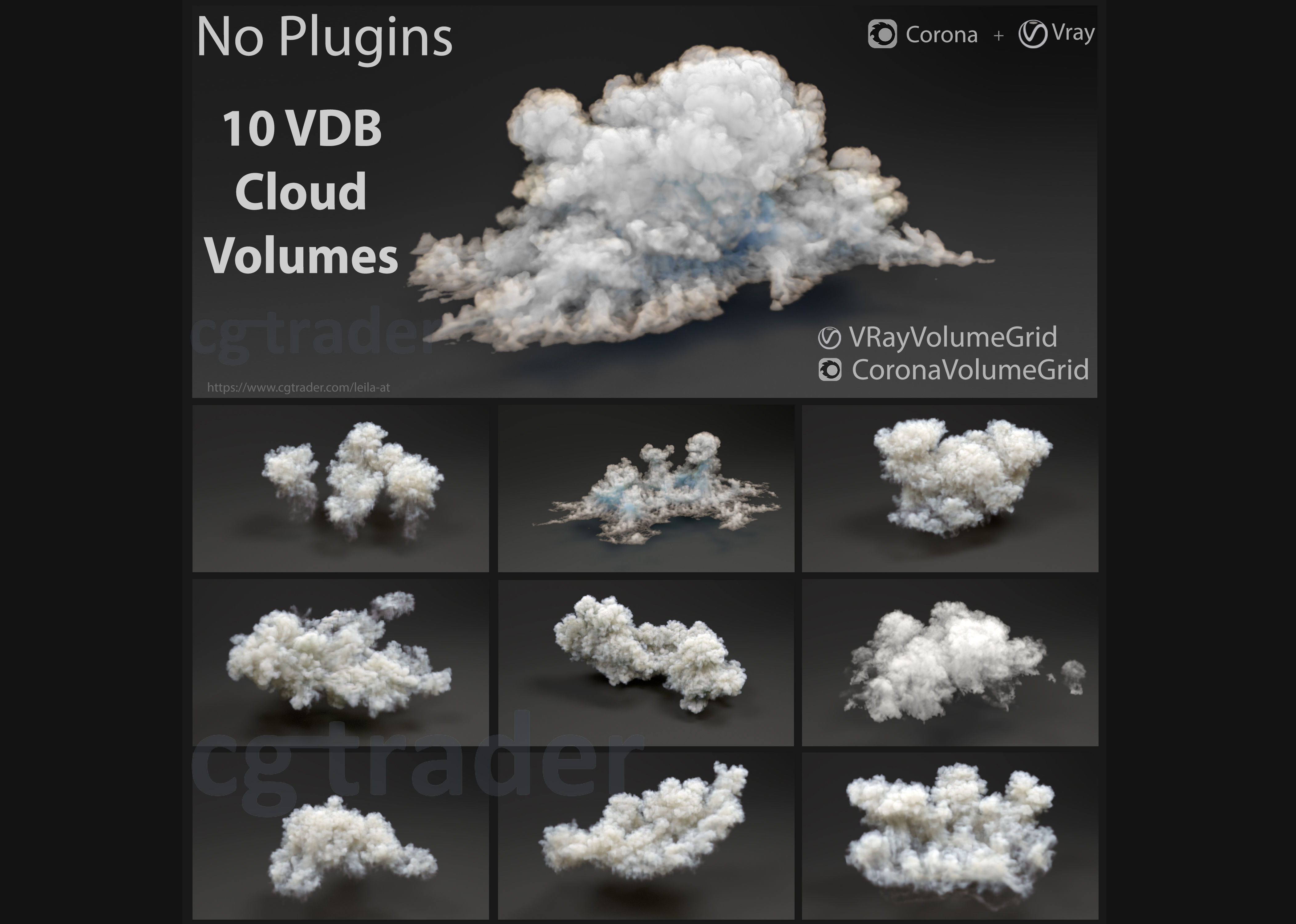 clouds - 3D Volumetric cloud 3D model | CGTrader