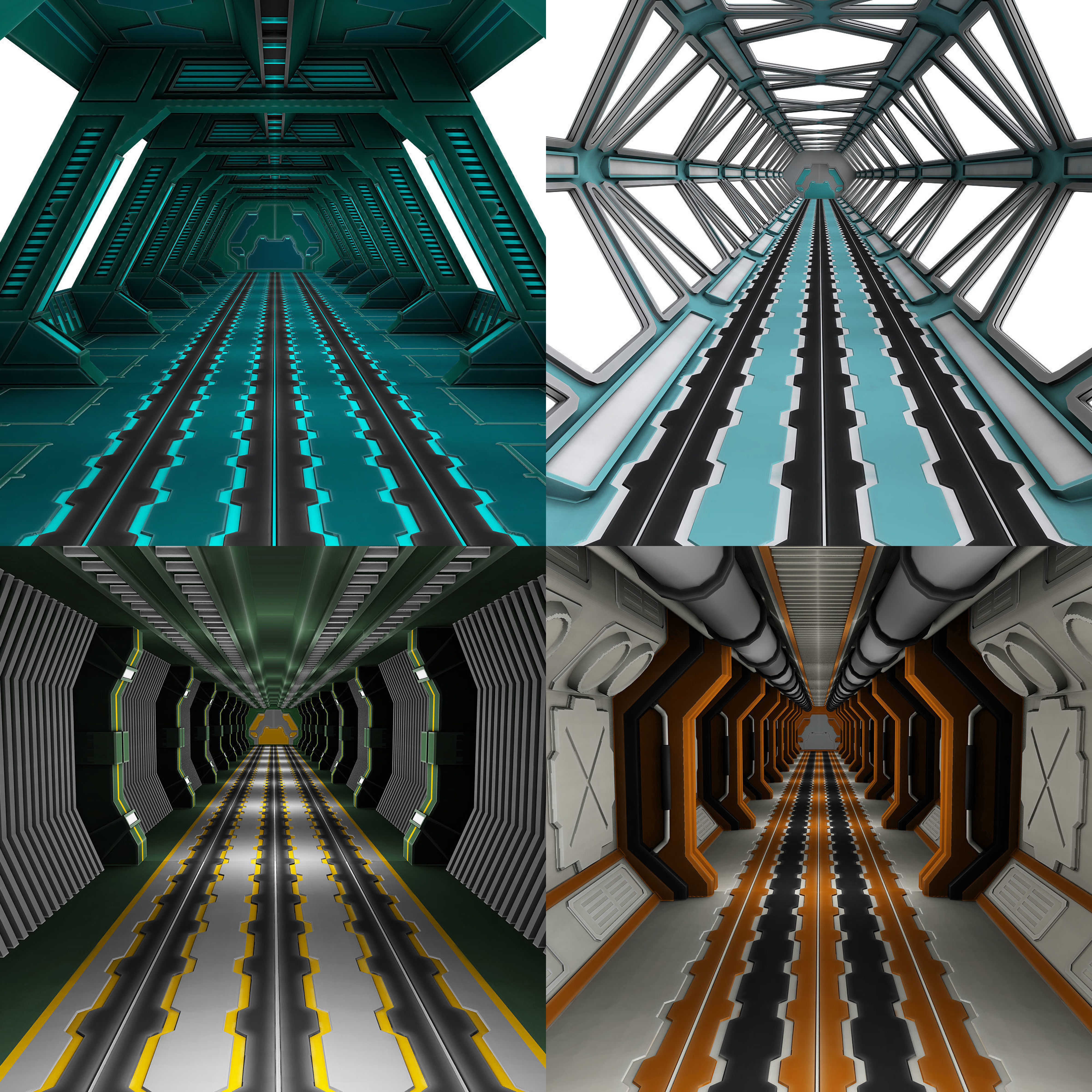 3D model Sci Fi Modular levels 3d model VR / AR / low-poly | CGTrader