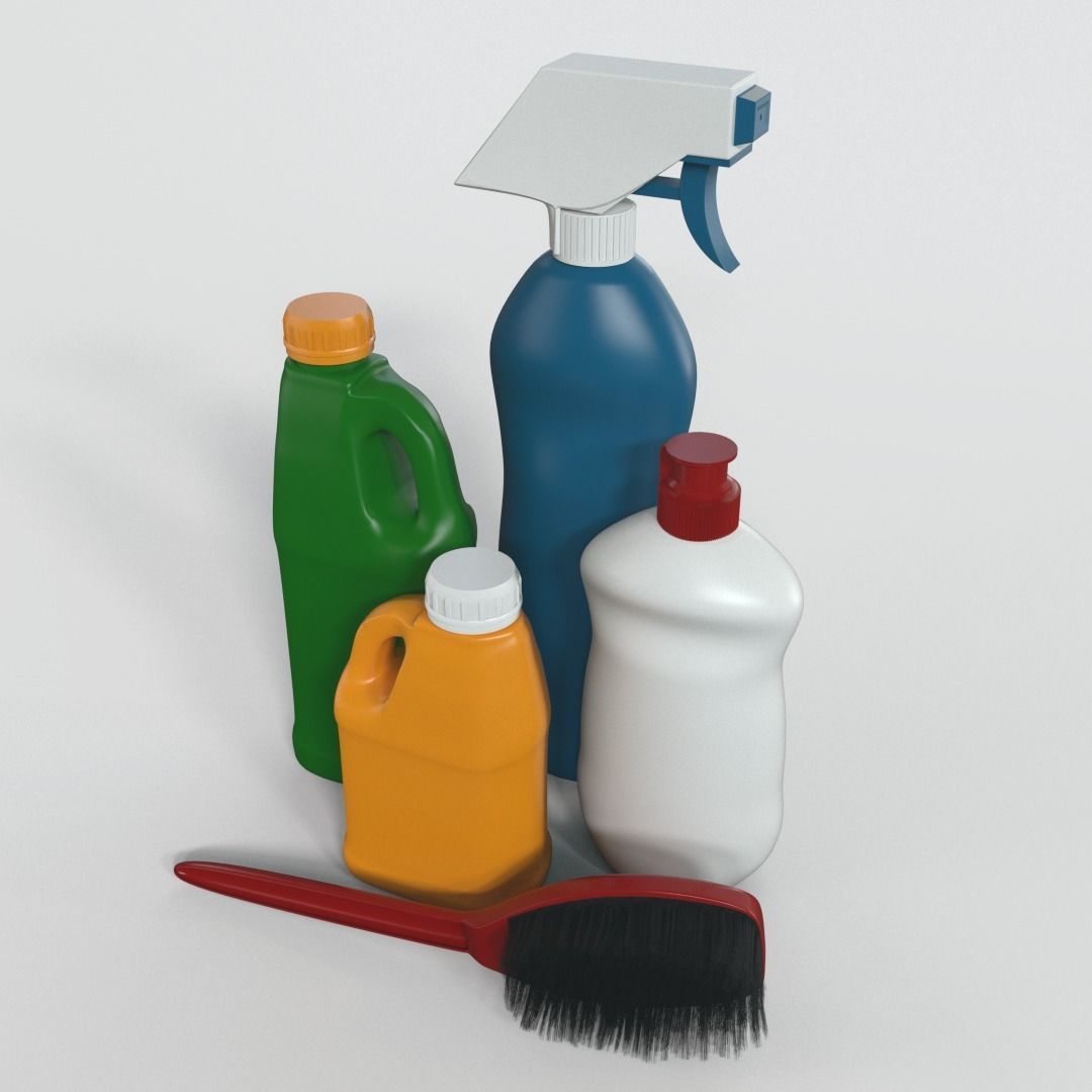 Cleaning Products 3D model | CGTrader