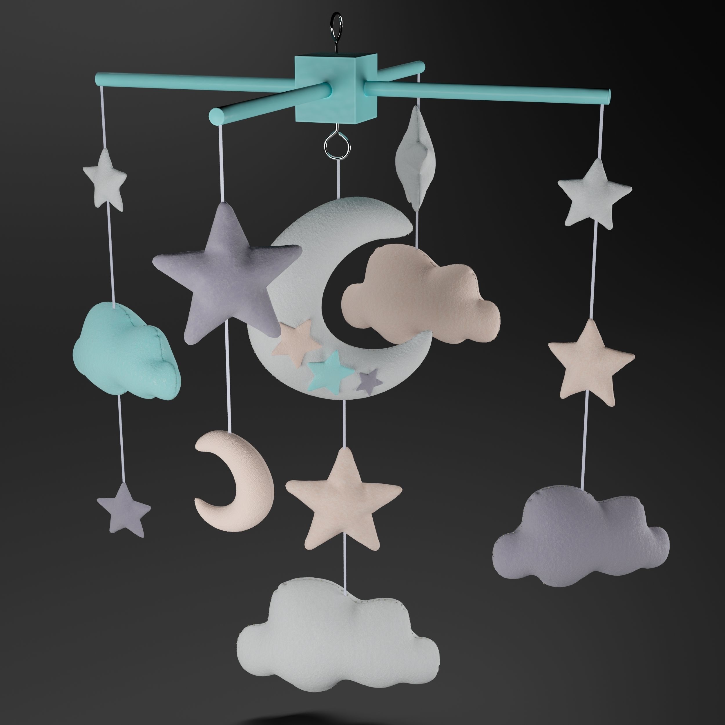 Baby Mobile Toy 3D model | CGTrader