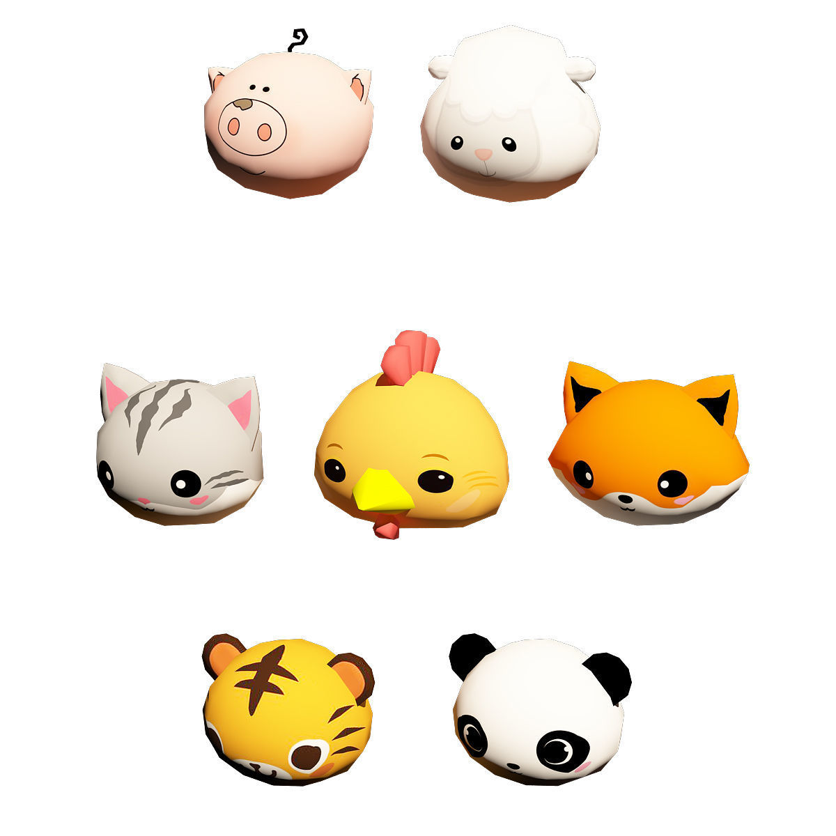 3D model Farm level modular 3d model VR / AR / low-poly | CGTrader