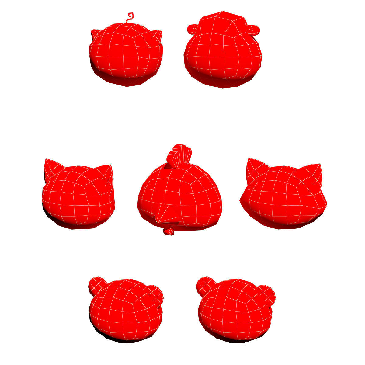 3D model Farm level modular 3d model VR / AR / low-poly | CGTrader