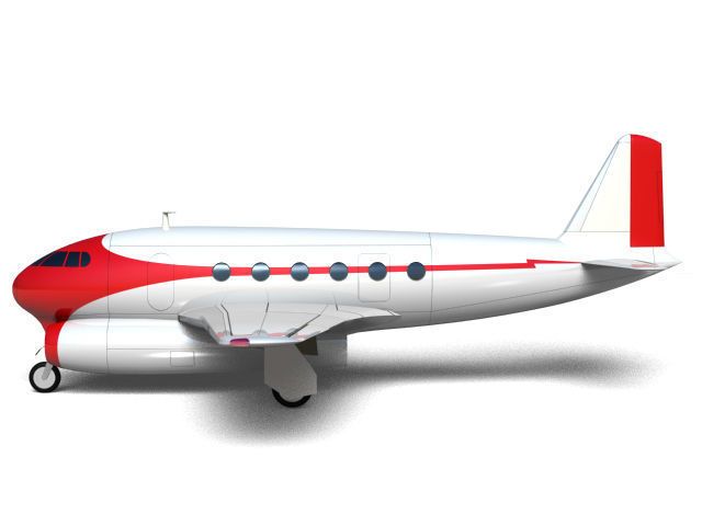 Fokker F26 3D model | CGTrader