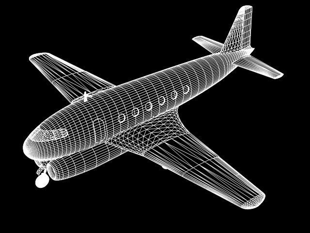 Fokker F26 3D model | CGTrader
