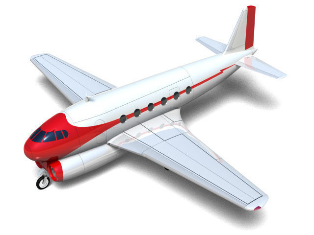 Fokker F26 3D model | CGTrader