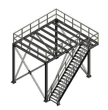 Steel structure 3D model | CGTrader