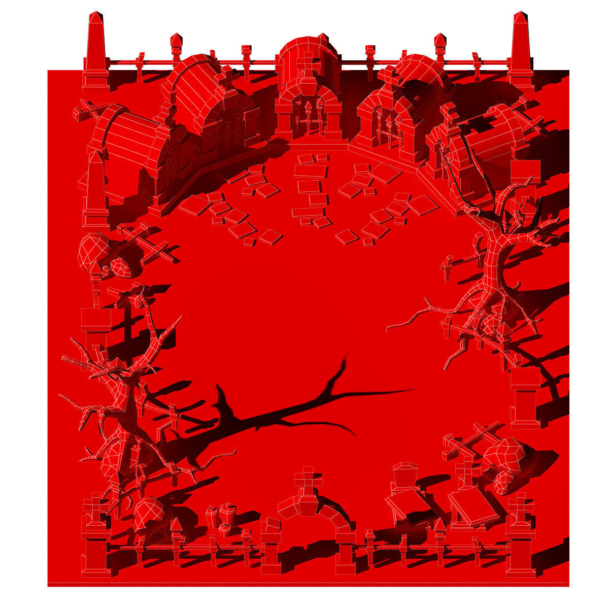 3D model cartoon levels map 3d models pack VR / AR / low-poly | CGTrader