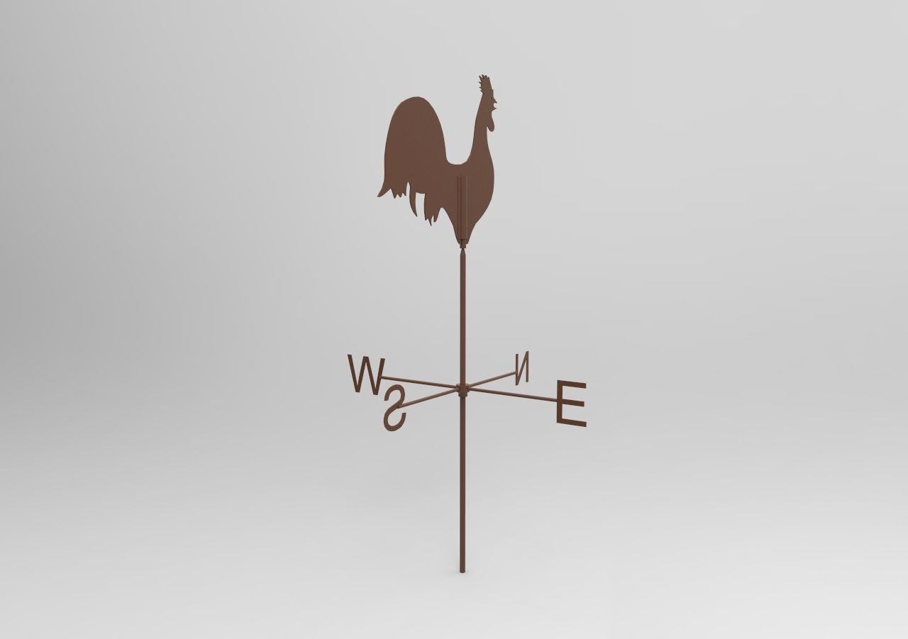 Weather vane 3D model 3D printable | CGTrader