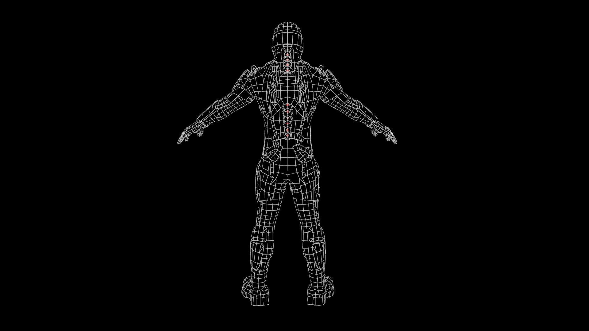 3D model Sci-fi armor soldier VR / AR / low-poly | CGTrader