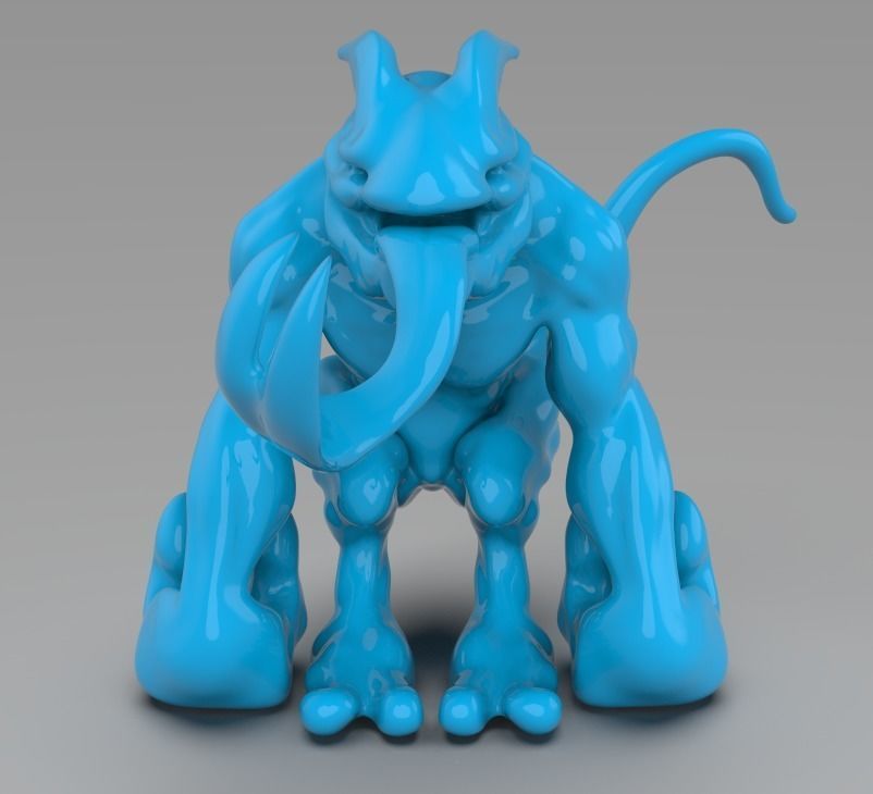 Zung Creature 3D model | CGTrader