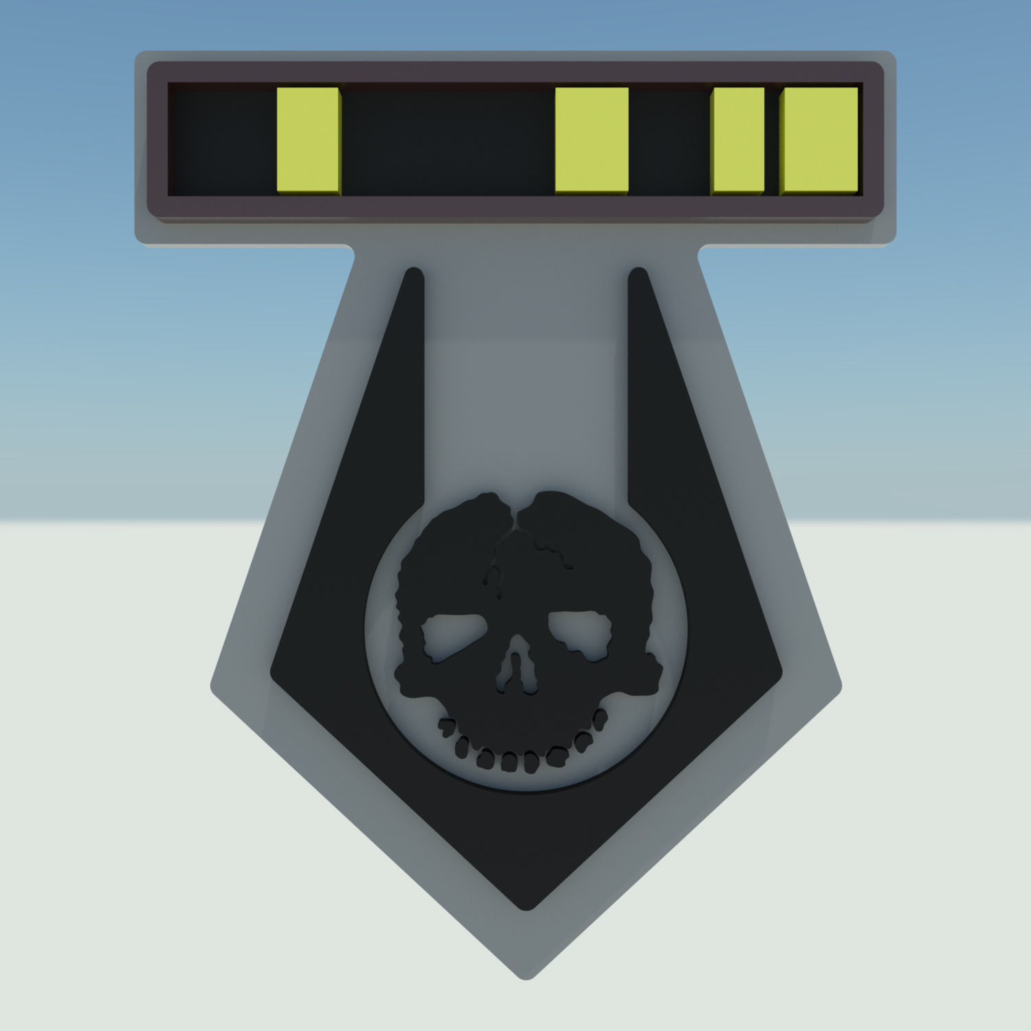 Half-life 2 Combine elite soldier Rank and elite insignia 3D model 3D ...