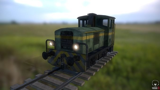 3D model Italian Diesel Locomotive VR / AR / low-poly | CGTrader