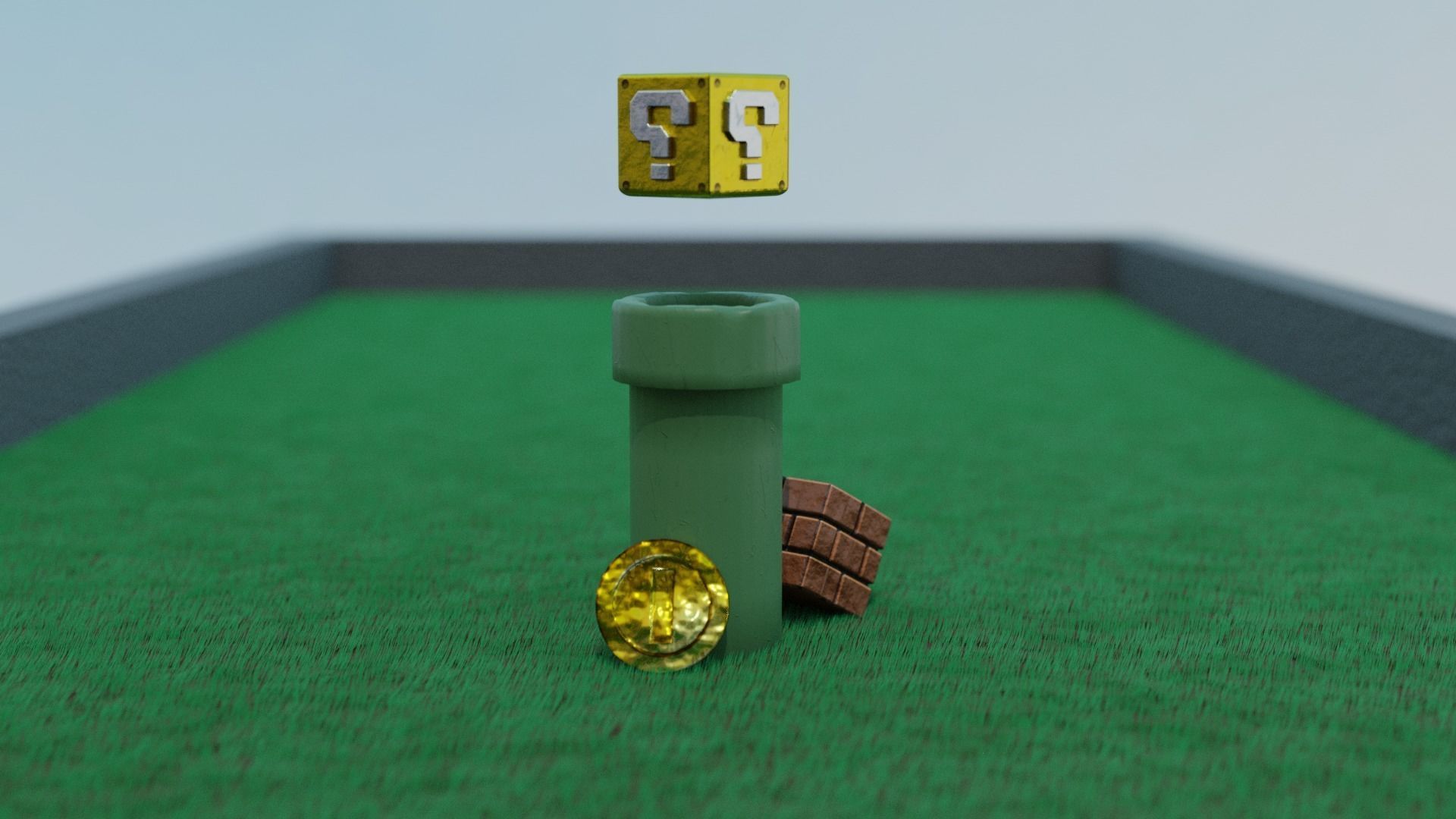 Realistic Mario Items free VR / AR / low-poly 3D model | CGTrader