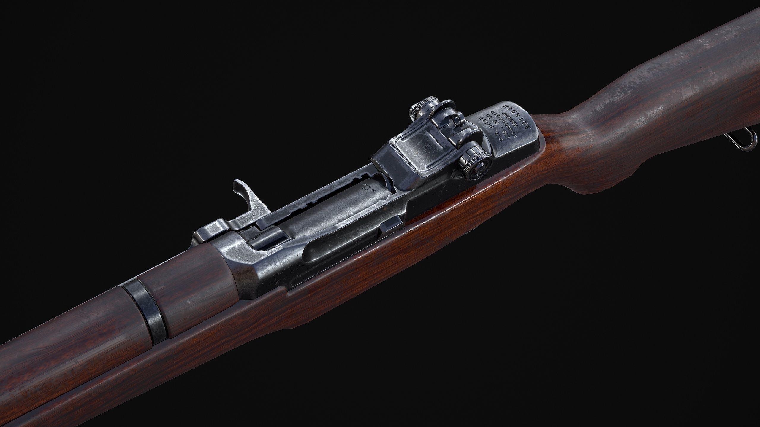 3D model M1 Garand VR / AR / low-poly | CGTrader