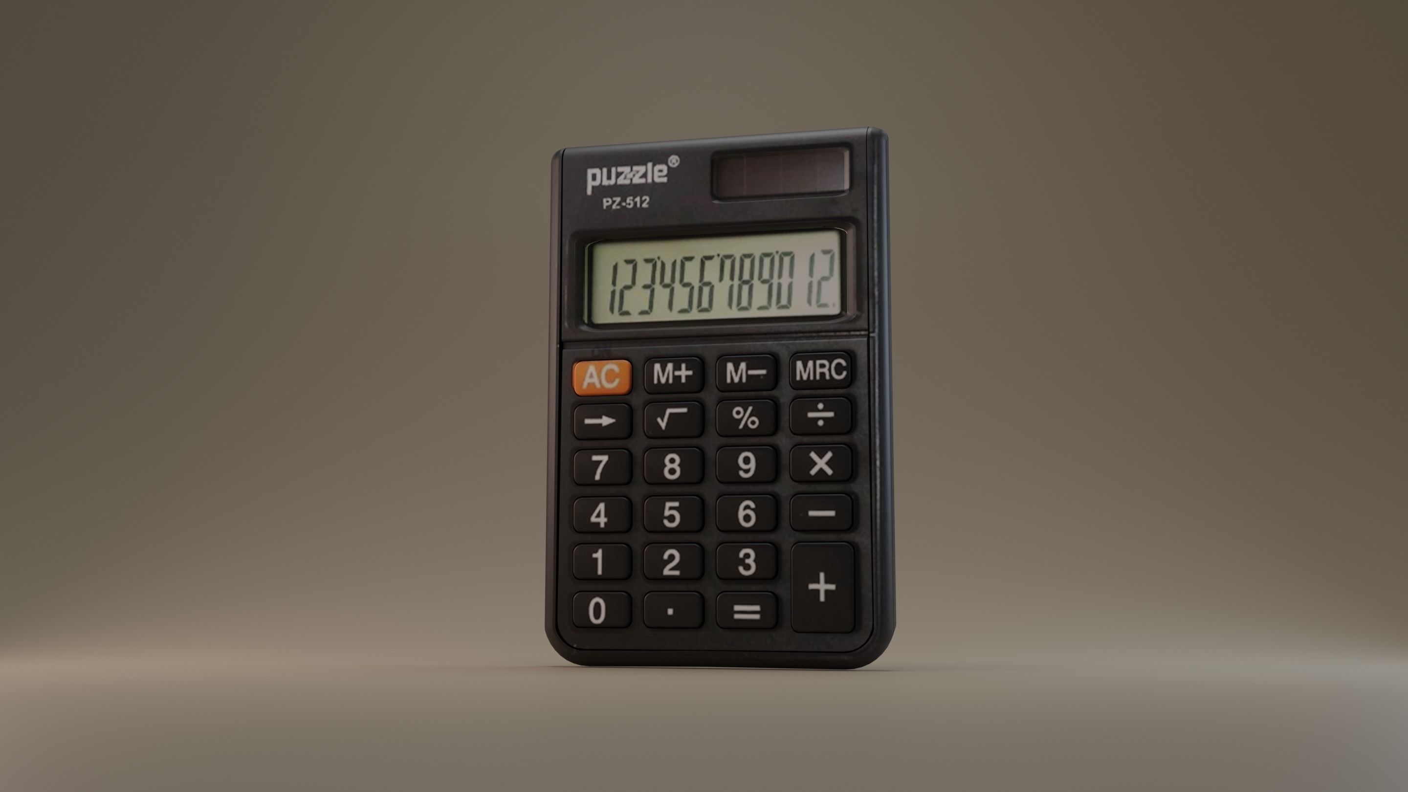 3D model Calculator VR / AR / low-poly | CGTrader