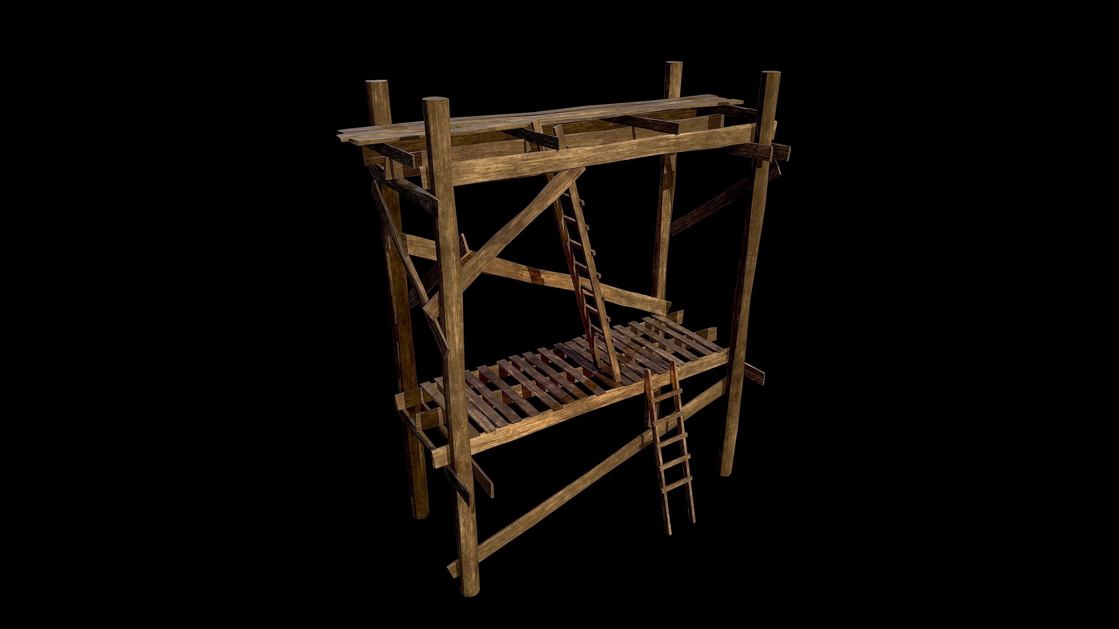 3D model Scaffolding VR / AR / low-poly | CGTrader