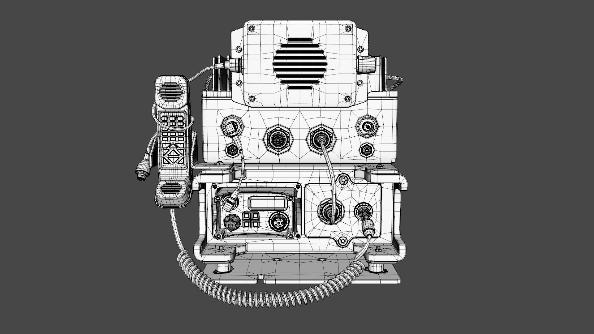 Military Radio Barrett PRC-2082 3D model | CGTrader