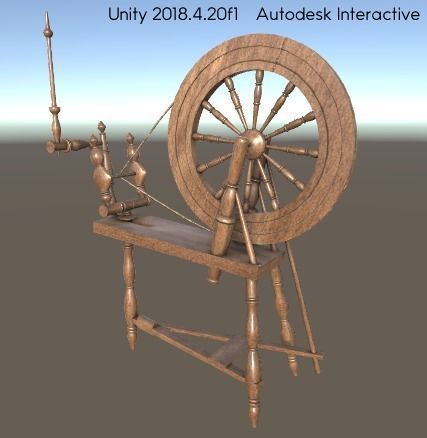 3D model SpinningWheel spinning wheel VR / AR / low-poly | CGTrader