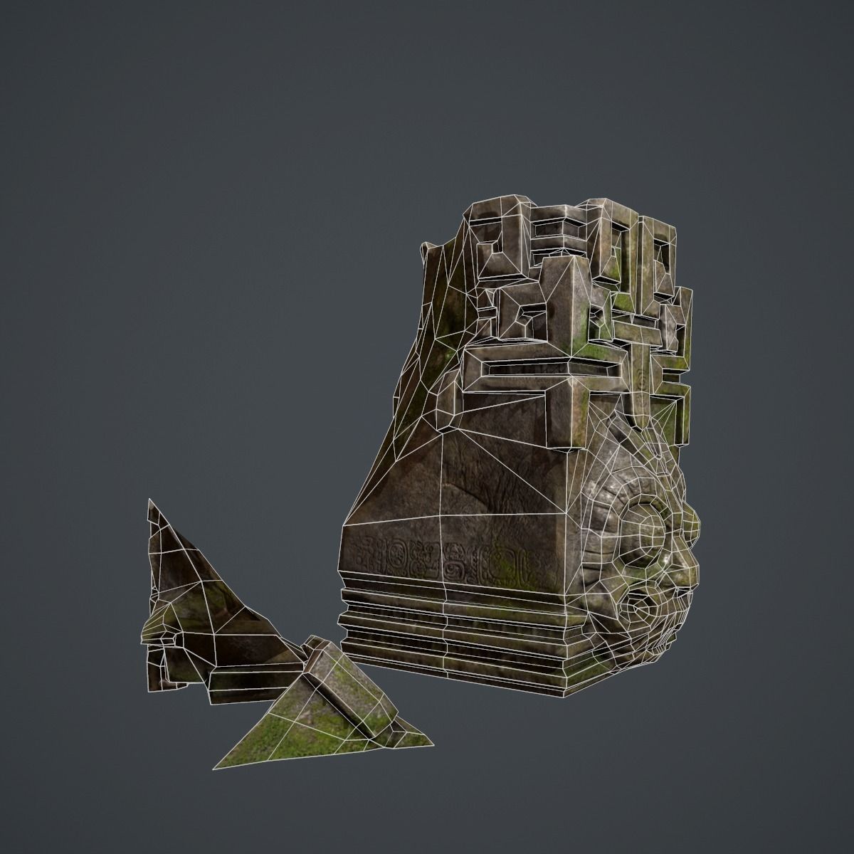 3D model Ancient Statue VR / AR / low-poly | CGTrader