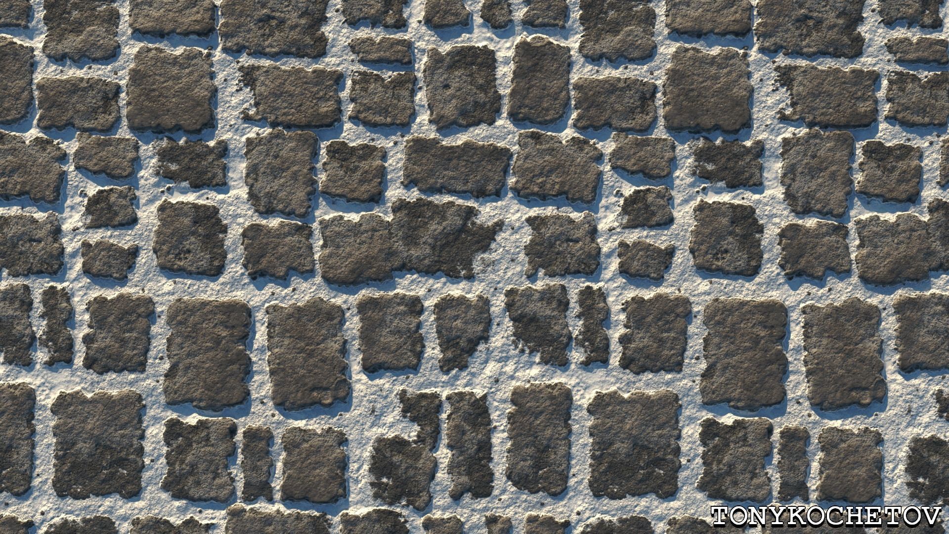 PBR Snowy Stones Texture Texture | CGTrader