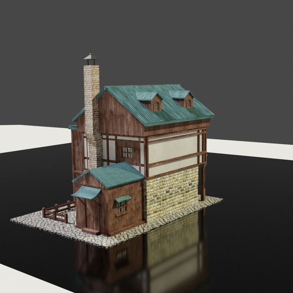 Little Shop free 3D model | CGTrader