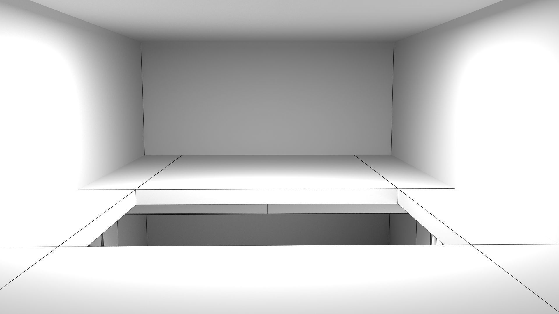 Empty room interior 03 3D model | CGTrader