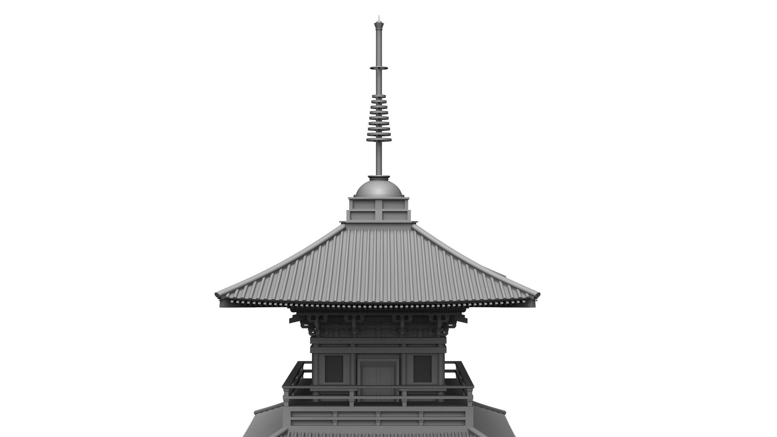 Japanese Pagoda 3D model | CGTrader