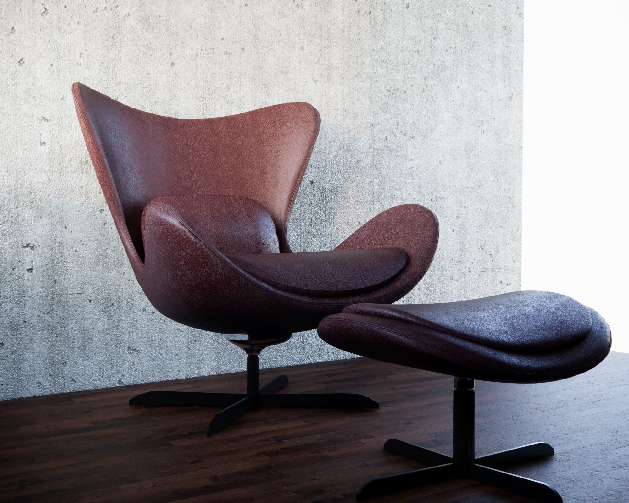 Armchair an Ottoman Family for Revit 3D model | CGTrader