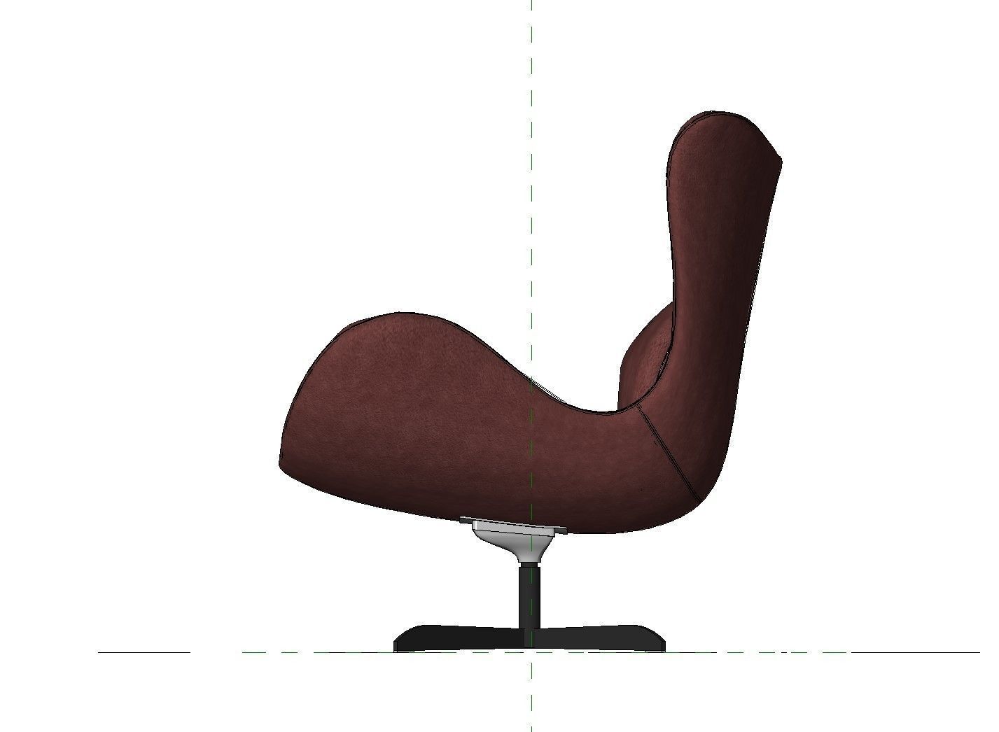 Armchair an Ottoman Family for Revit 3D model | CGTrader