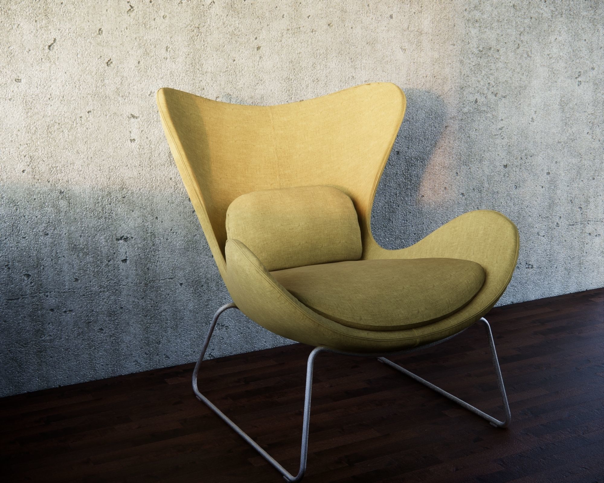 Armchair an Ottoman Family for Revit 3D model | CGTrader