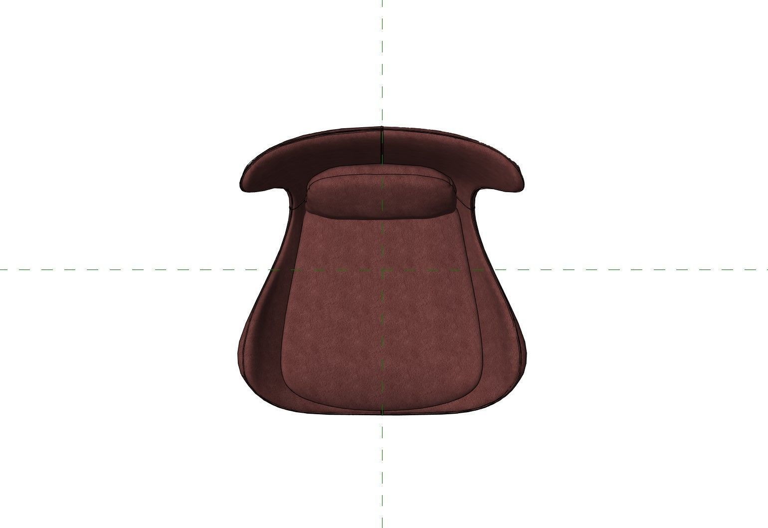 Armchair an Ottoman Family for Revit 3D model | CGTrader