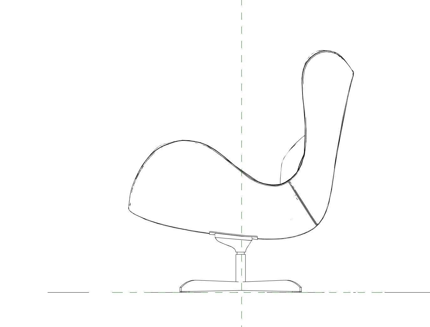 Armchair an Ottoman Family for Revit 3D model | CGTrader