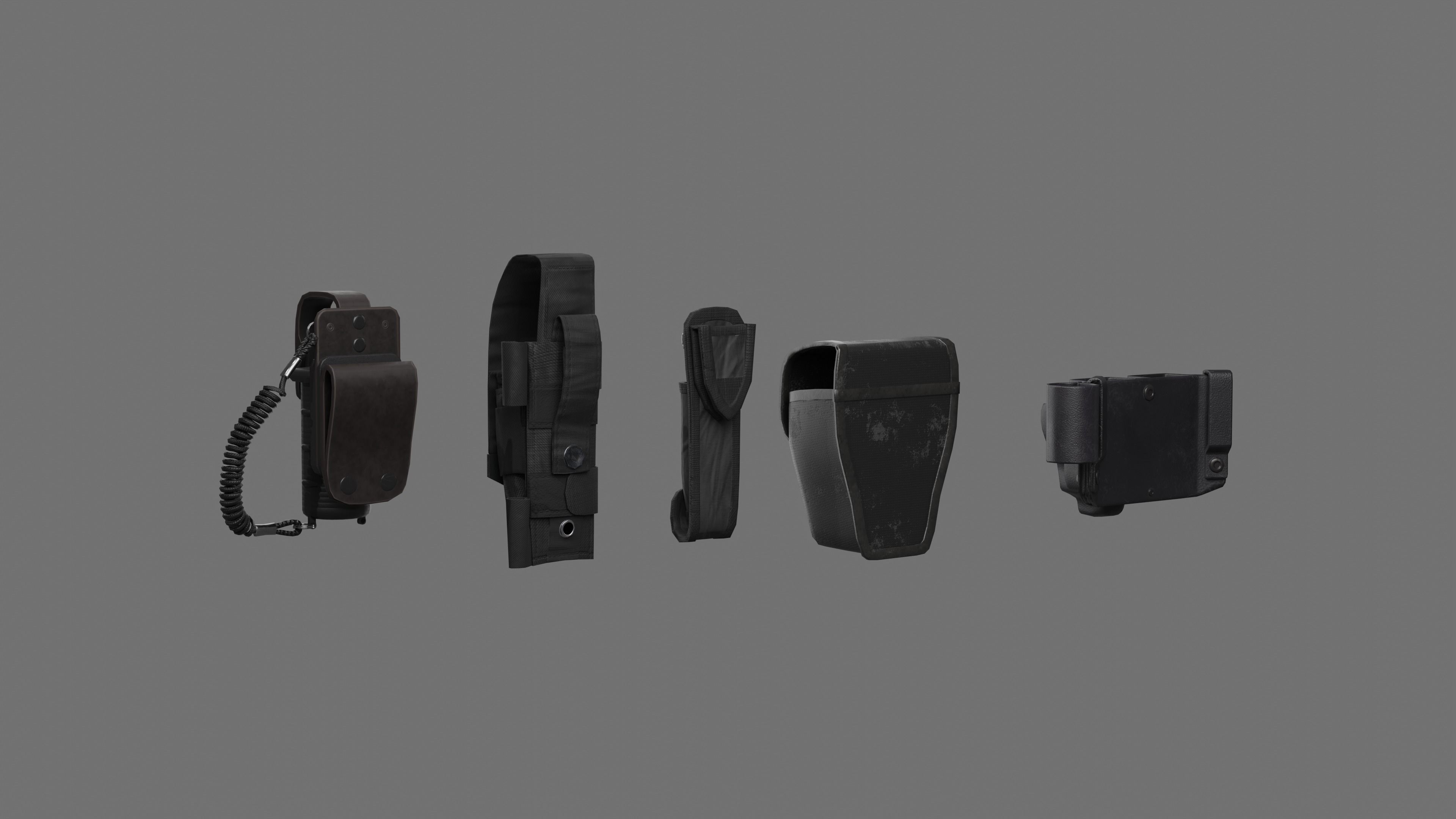 3D model Police Belt Gear Set VR / AR / low-poly | CGTrader